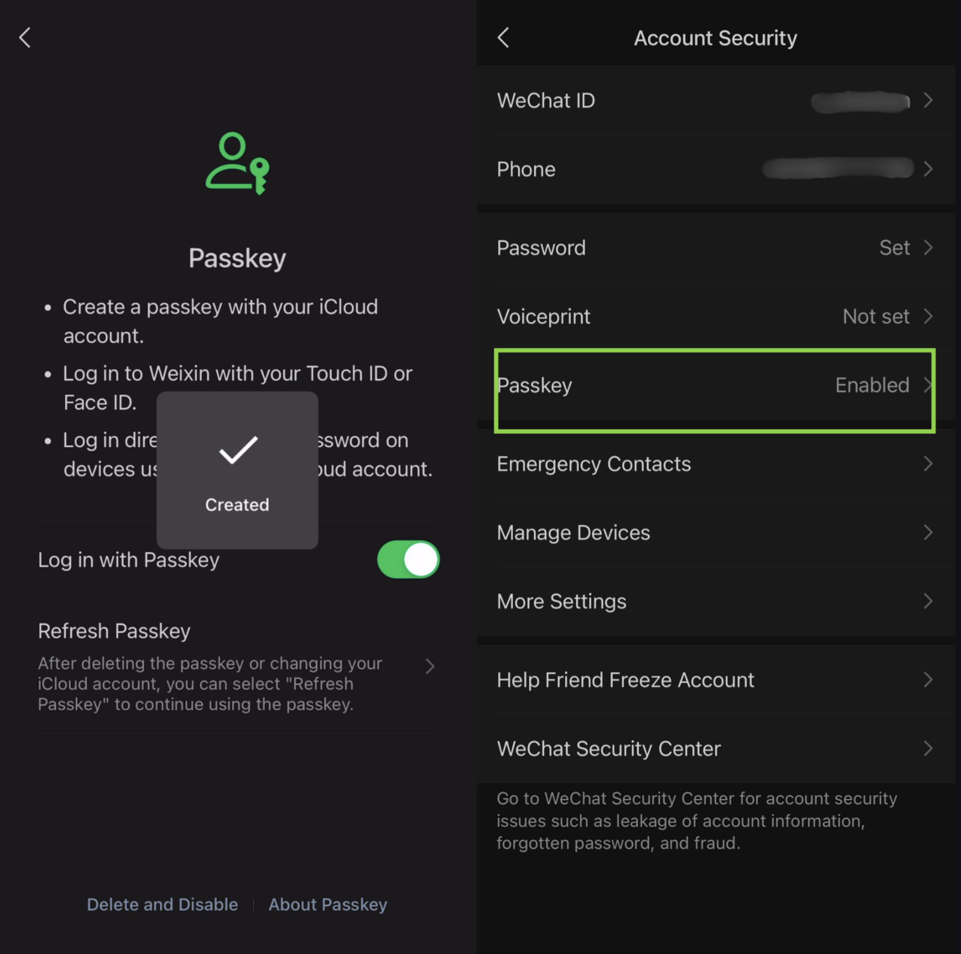 iOS Passkey is Here! A Simpler, Safer Way to Secure Your WeChat Account | WeChat Blog: Chatterbox